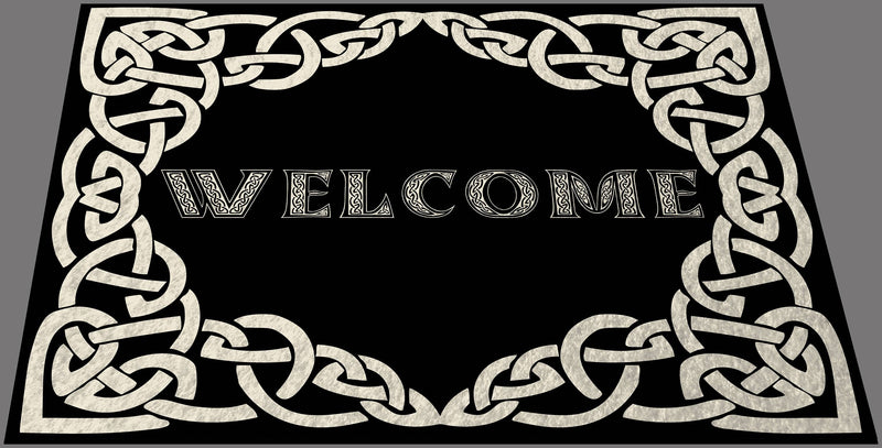 Celtic Welcome - Doormat Welcome Floormat - PersonalThrows